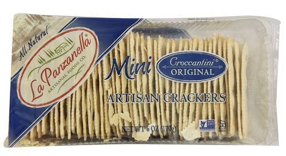 La Panzanella All Natural Artisan Crackers Mini Croccantini Original 6 ...