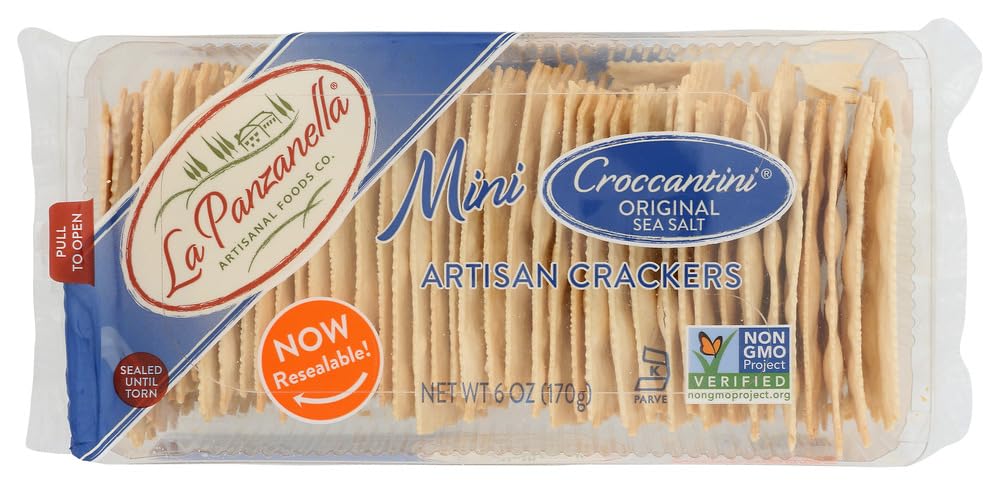 La Panzanella All Natural Artisan HYZ01 Crackers Mini Croccantini ...