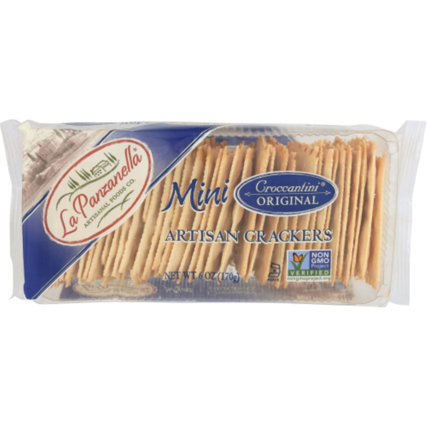 La Panzanella, Mini Croccantini Crackers, 6-Ounce Shelf-Stable Package ...