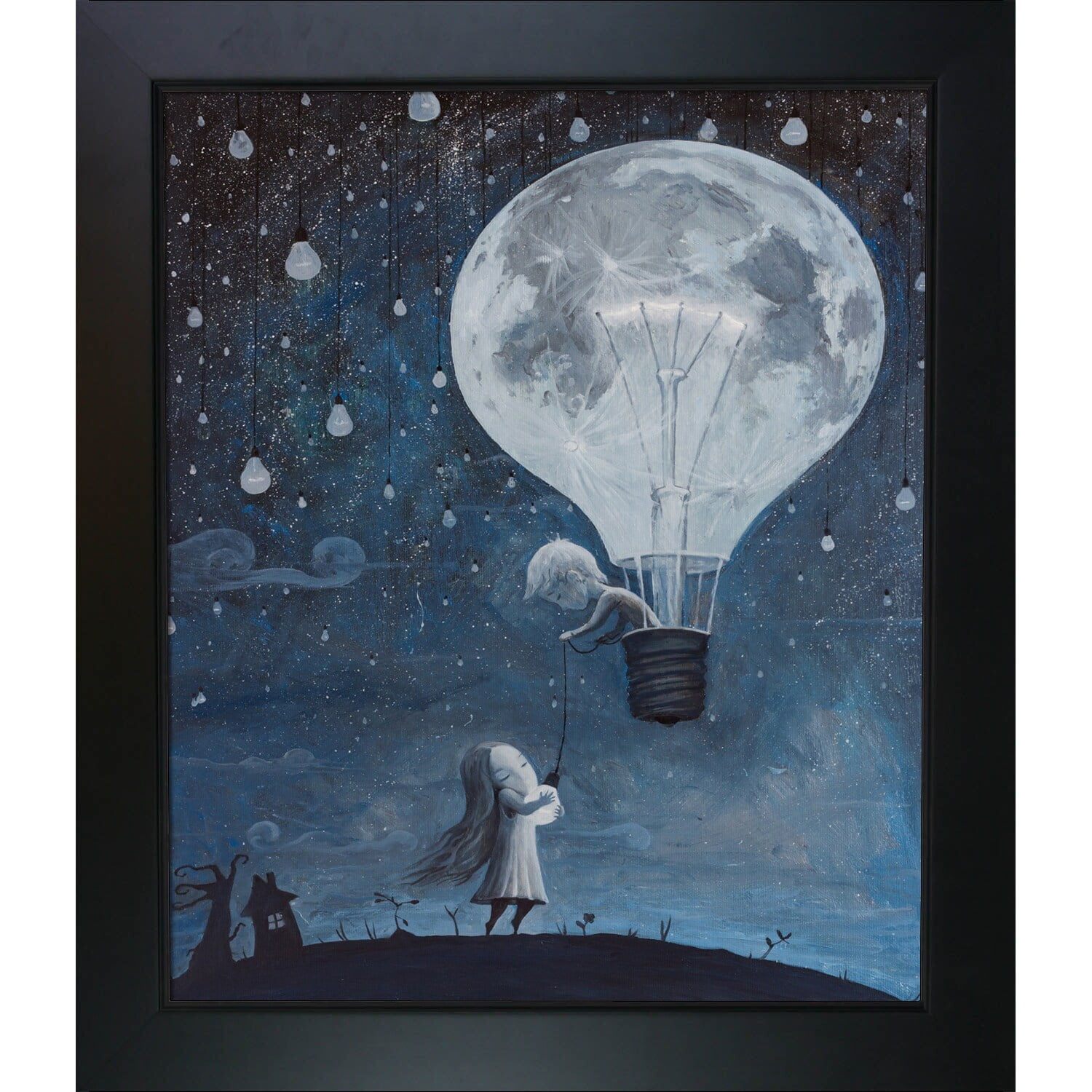 La Pastiche Adrian Borda 'He Gave Me The Brightest Star' Framed Fine ...