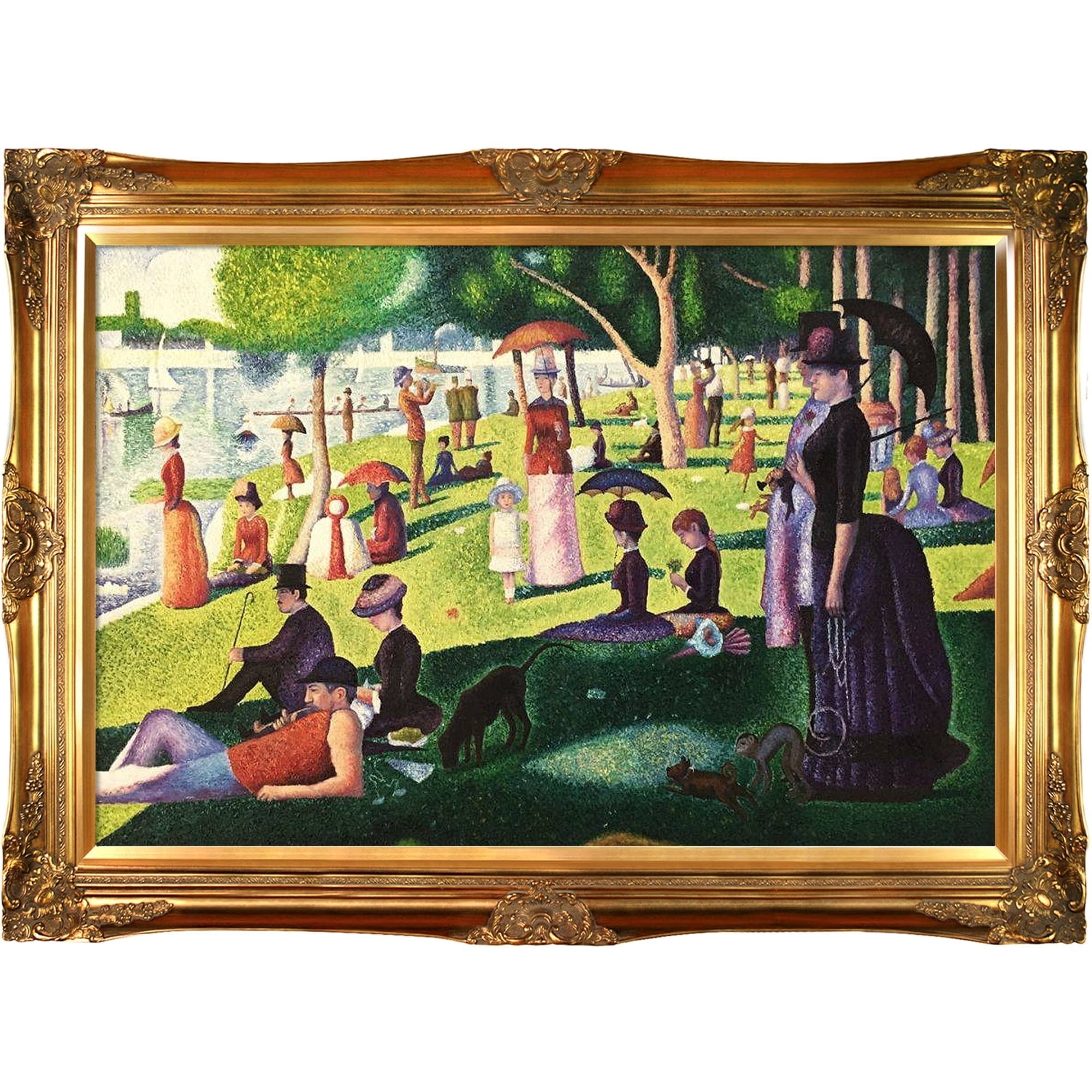 La Pastiche Georges Seurat 'Sunday Afternoon on the Island of La Grande ...