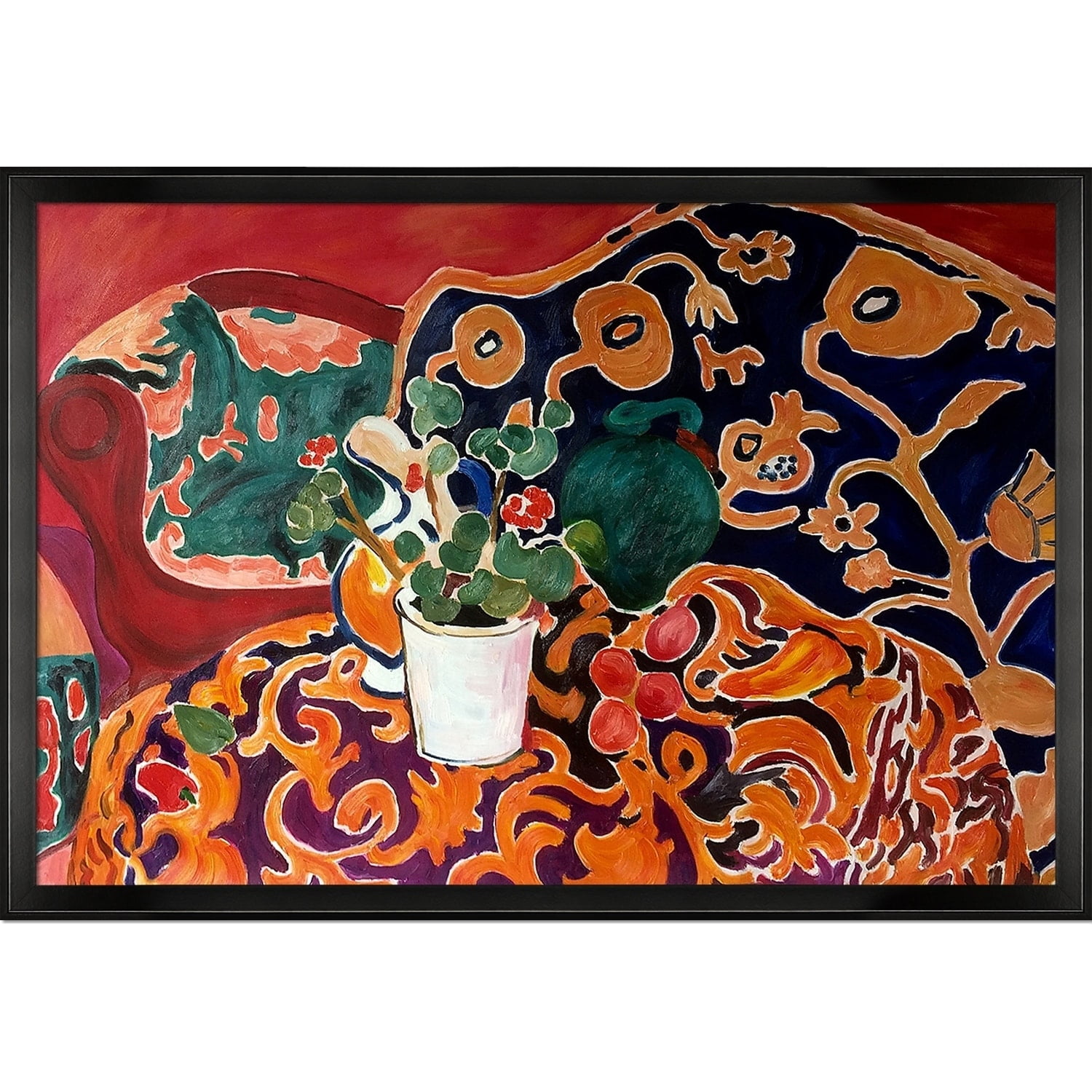 La Pastiche Henri Matisse 'Spanish Still Life' Hand-painted Framed ...
