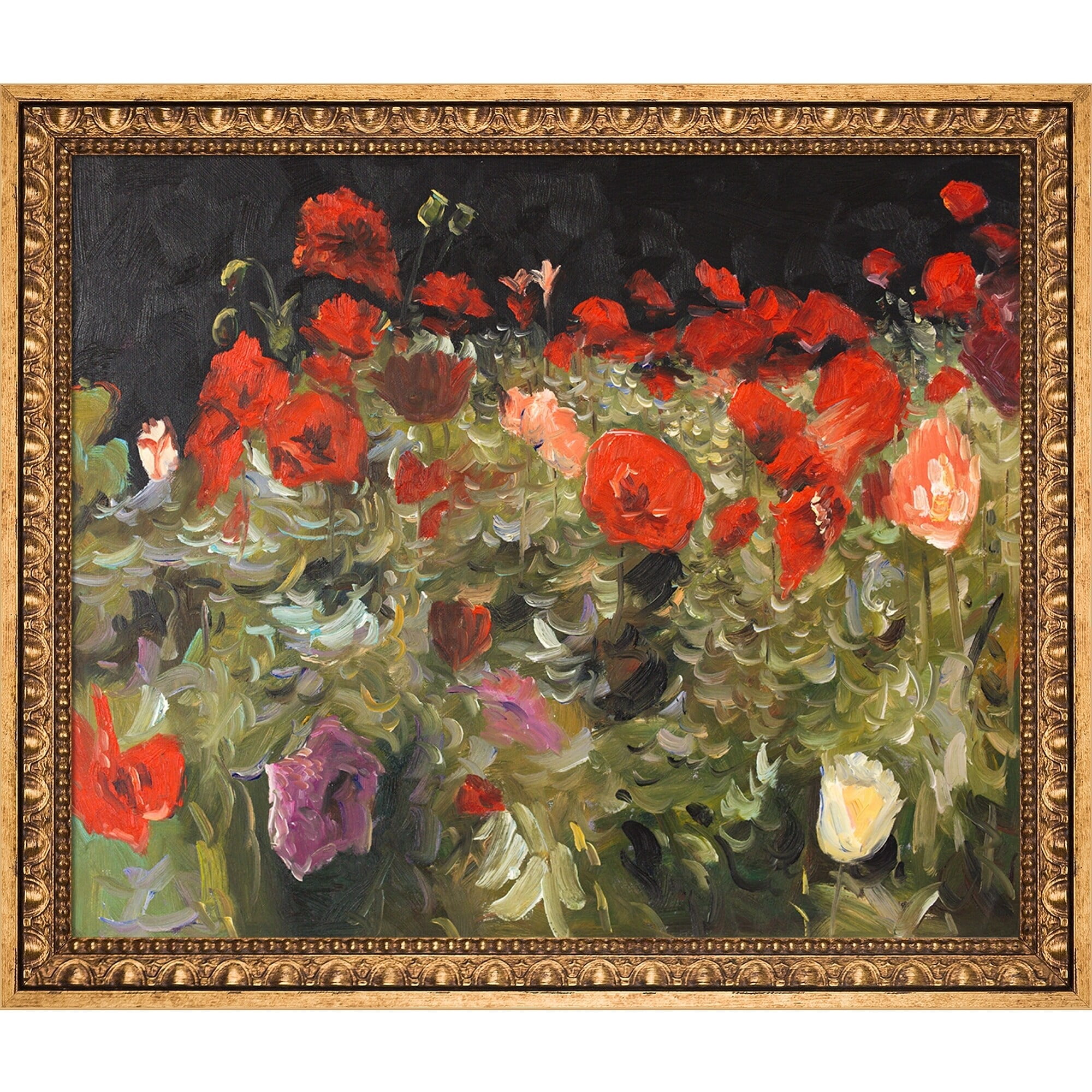 La Pastiche John Singer Sargent 'Poppies' Hand Painted Oil Reproduction ...