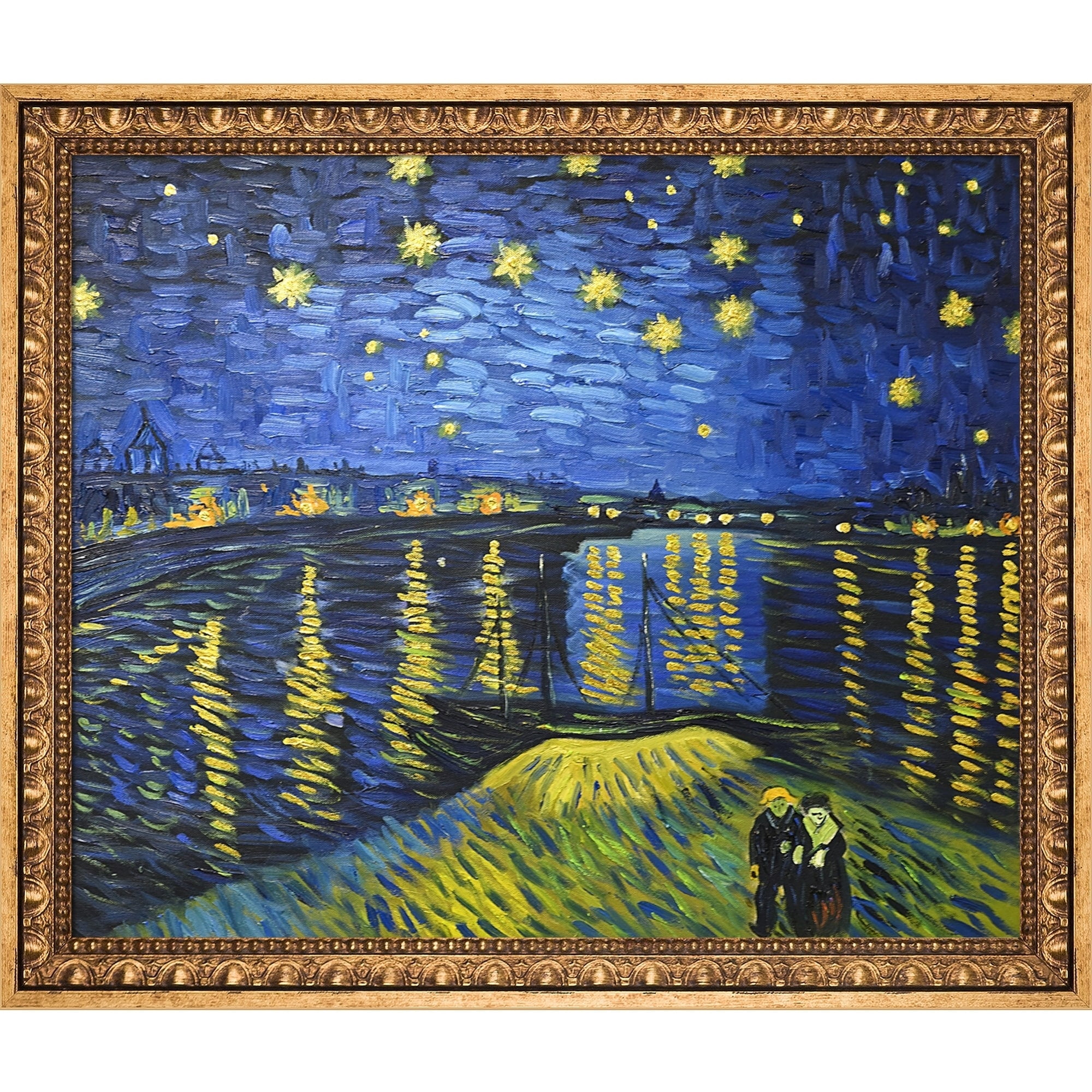 La Pastiche Vincent Van Gogh 'Starry Night Over the Rhone' (Luxury Line ...