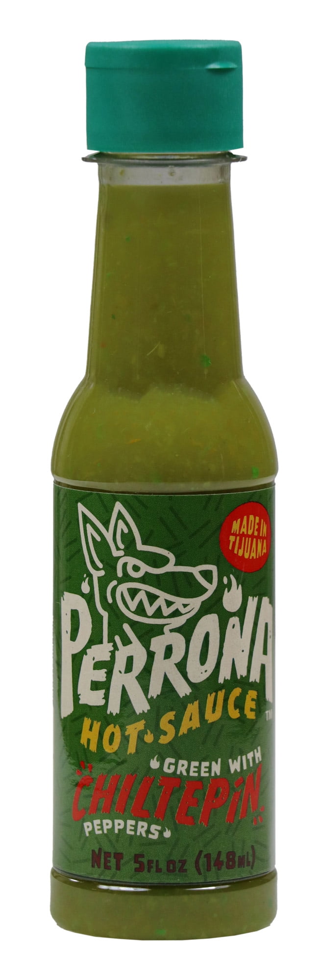 La Perrona Mexican Green Chiltepin Hot Sauce, Handmade in Tijuana ...