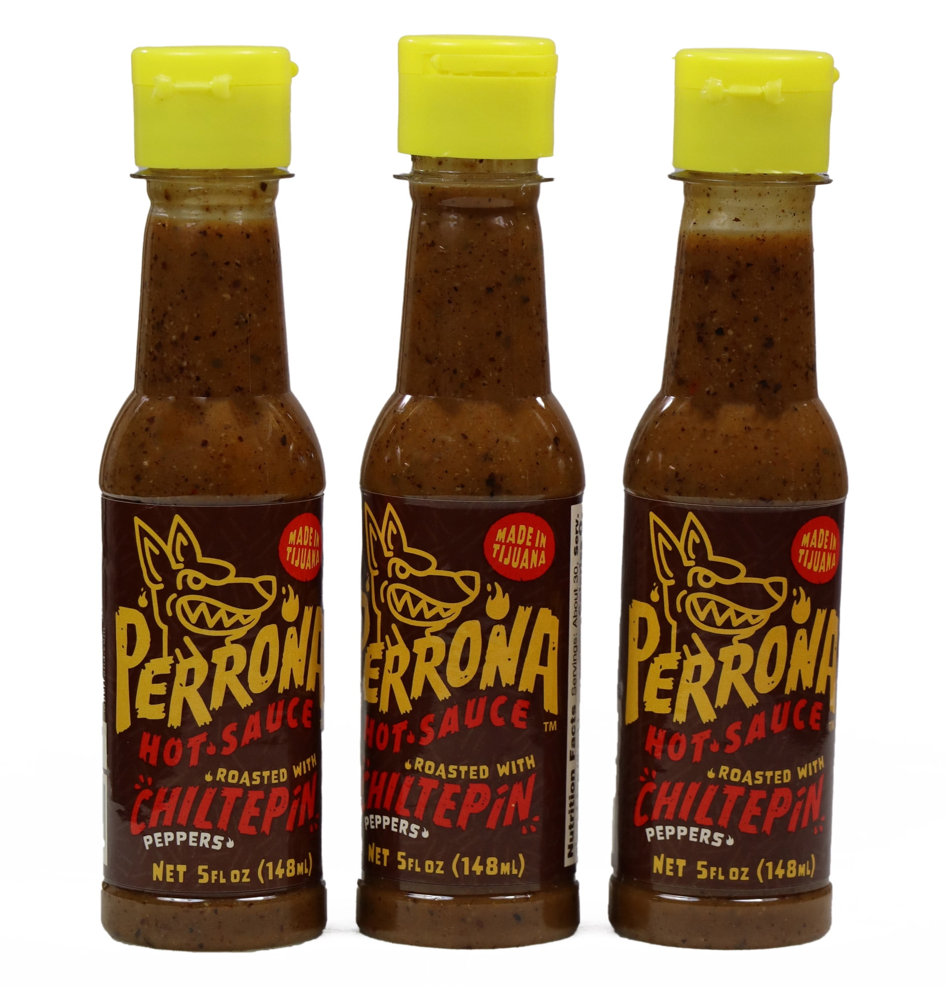 La Perrona Roasted Chiltepin Hot Sauce 5 Ounce Bottle | Tatemada ...