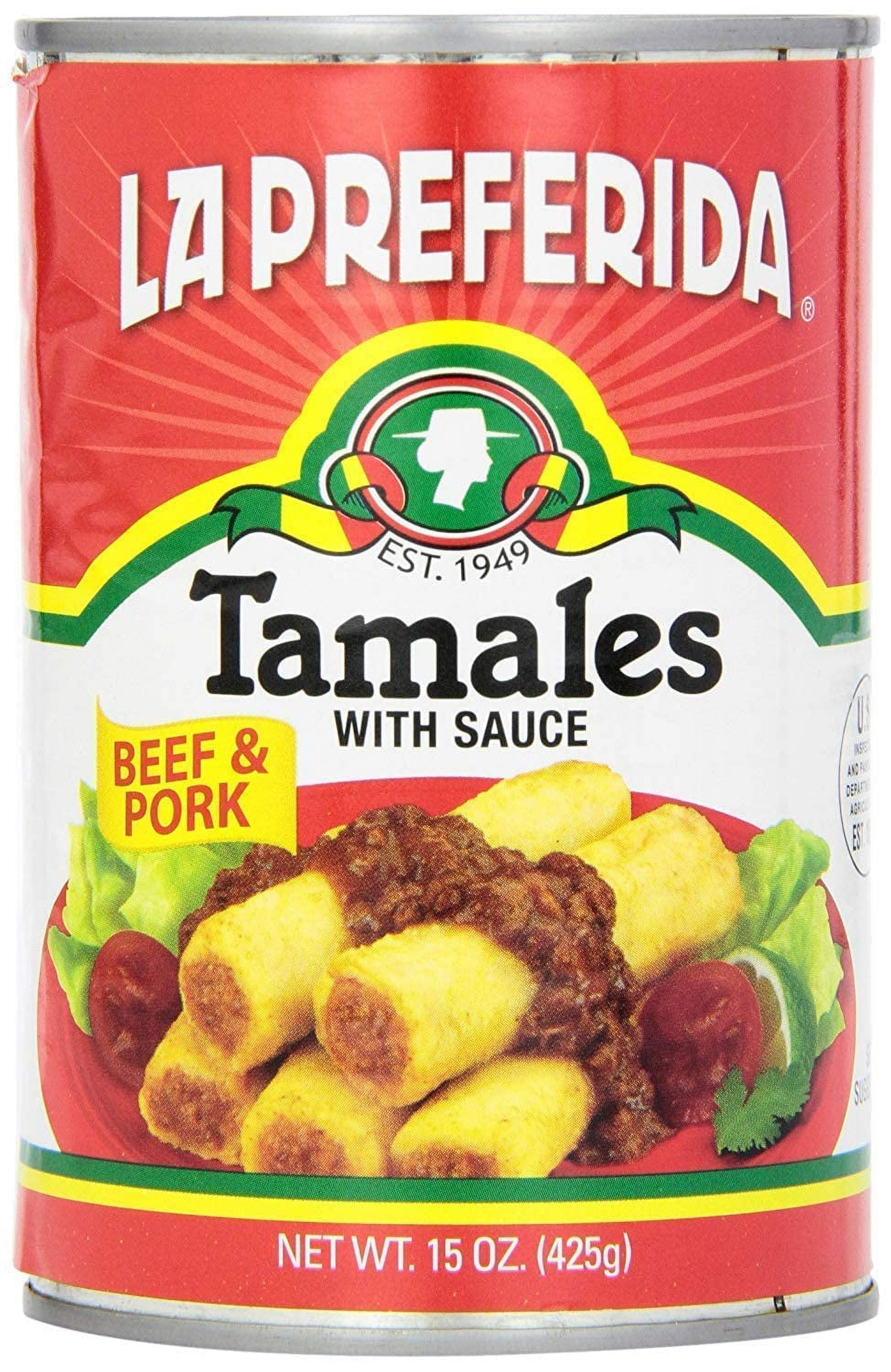 La Preferida Beef Tamales, 15 OZ - Walmart.com