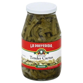 Doña María Nopalitos, Tender Cactus, Shelf-Stable, Sliced, 30 oz Glass ...