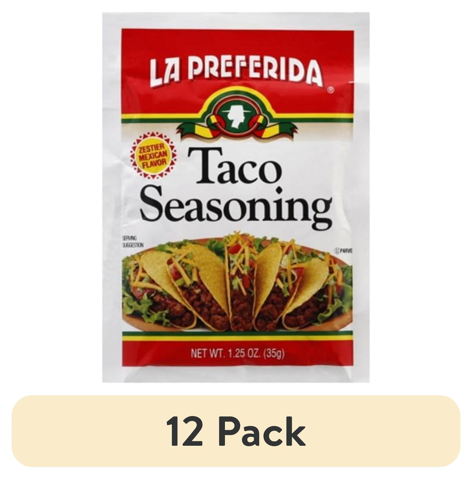 (12 pack) La Preferida Taco Seasoning, 1.25 oz - Walmart.com