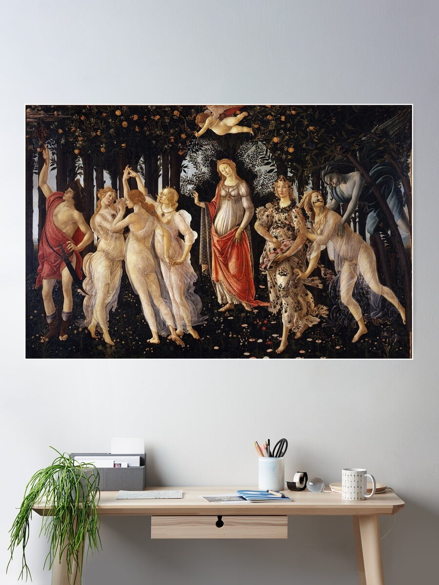 La Primavera - Allegory Of Spring - Sandro Botticelli Poster Wall Art ...