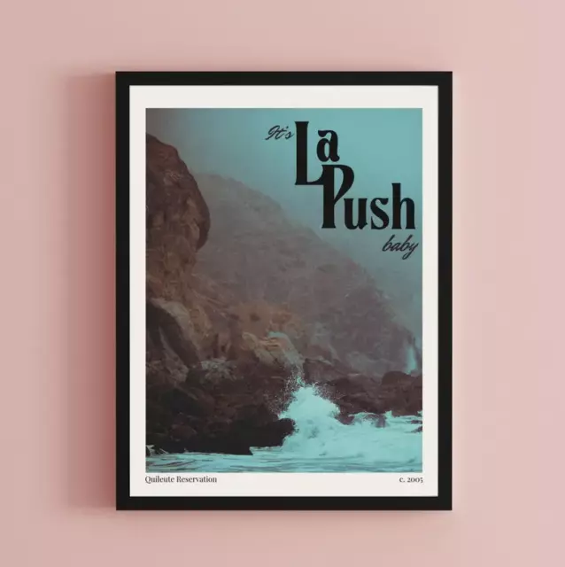 La Push Travel Poster. Moody Vintage Twilight Print Home Decor Vintage ...