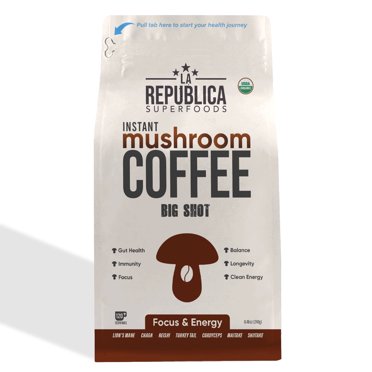 Gourmet Organic Instant Mushroom Coffee with Spice Adaptogen Superfoods ...