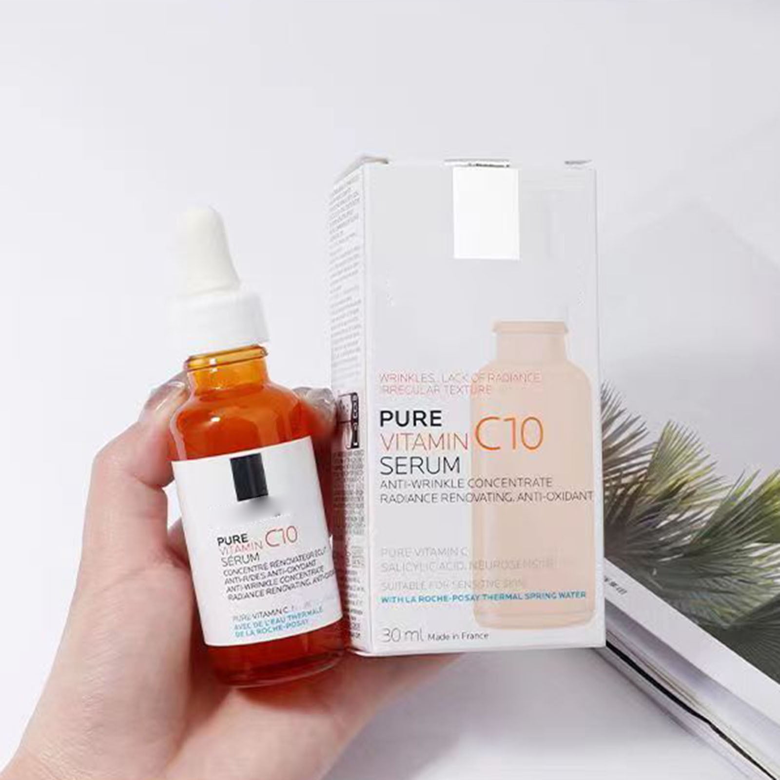 La_Roche-Posay 2-PACKS Pure Vitamin C Anti-Aging Serum, Face and Neck ...