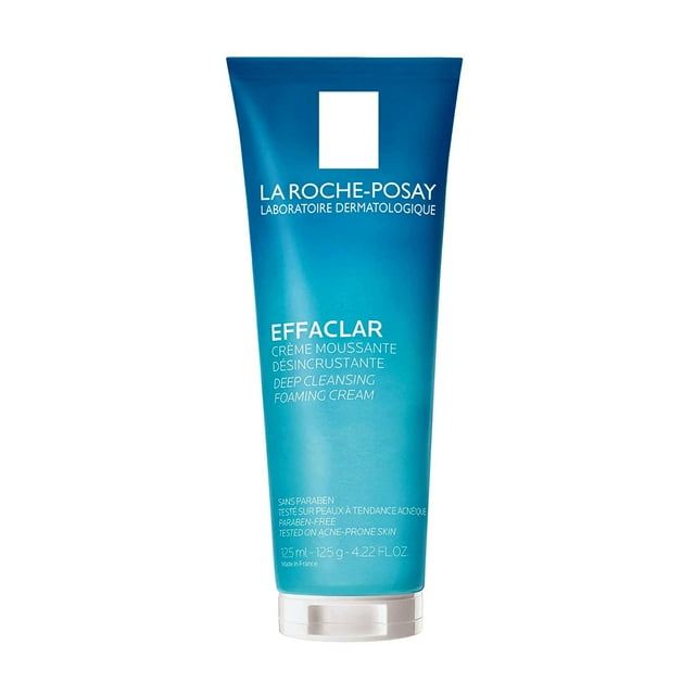La-Roche-Posay Effaclar Deep Cleansing Foaming Cream 4.2 fl. oz. (125ml ...