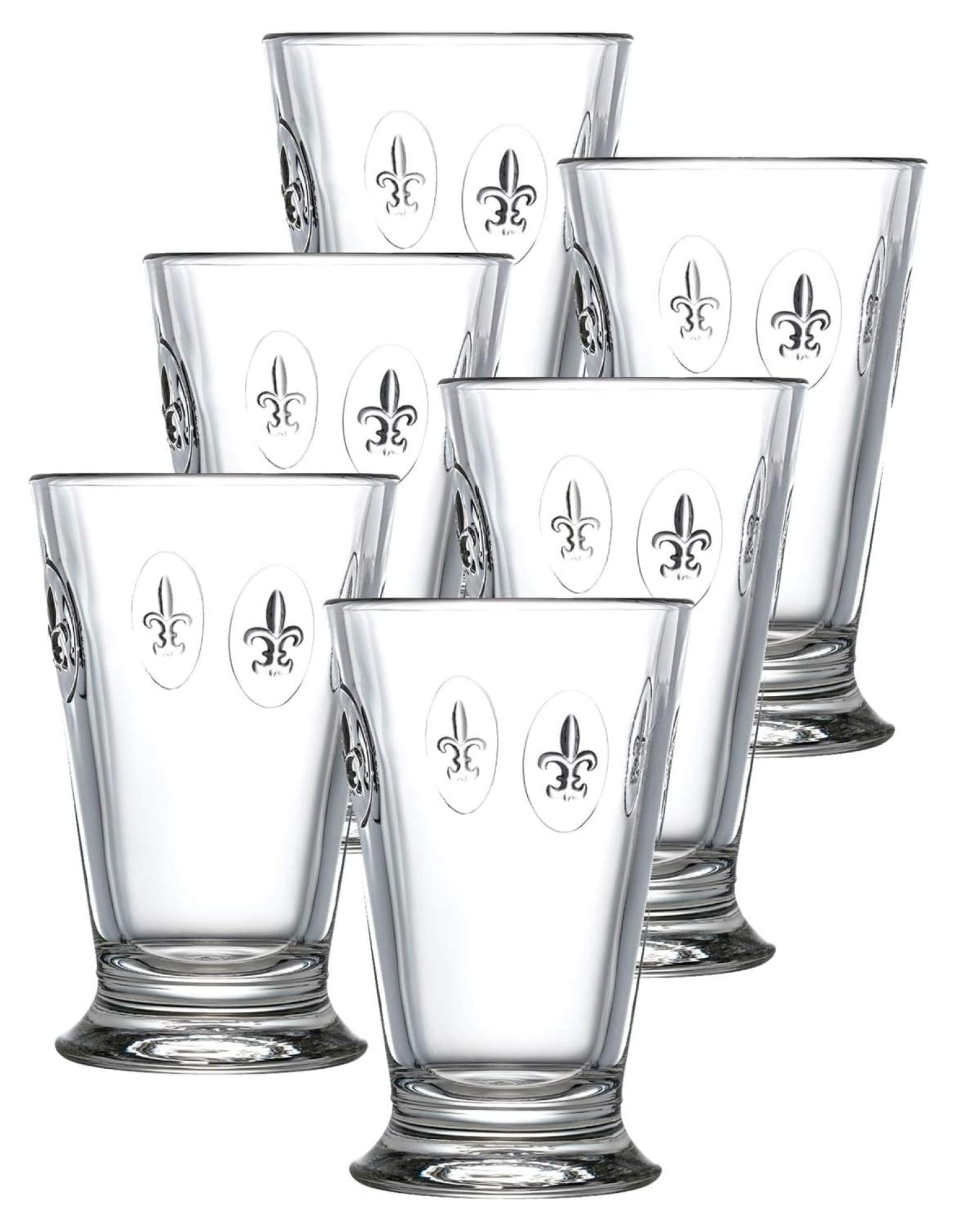La Rochere Fleur De Lys (10 oz) Double Old Fashioned Glass Set of 6 ...