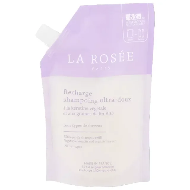 La Rosée Ultra Gentle Flax Seed Shampoo Refill for Sensitive Scalps and ...