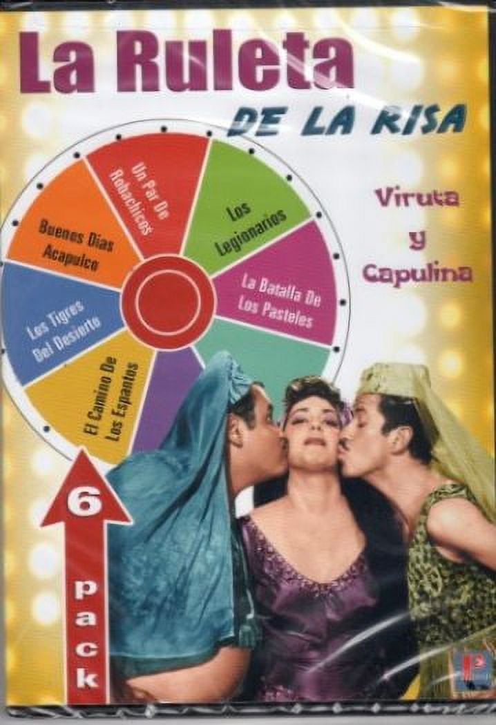 La Ruleta De La Risa "Viruta Y Capulina" 6 Peliculas (DVD) - Walmart.com