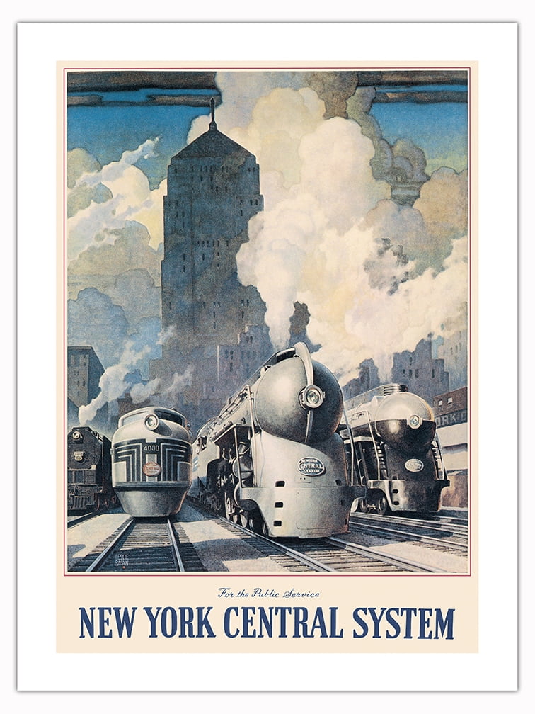La Salle Street Station Chicago - New York Central System - Vintage ...