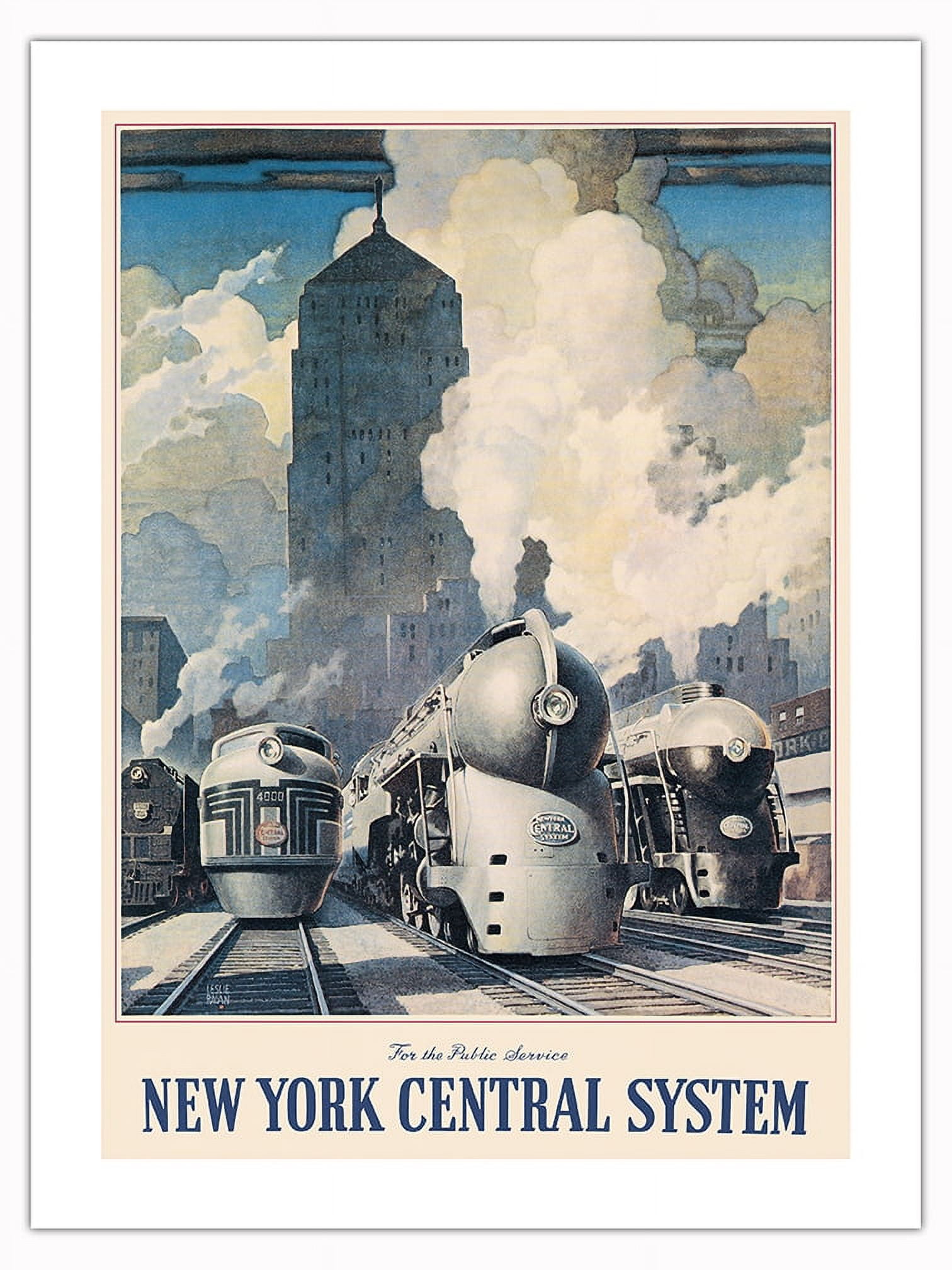 La Salle Street Station Chicago - New York Central System - Vintage ...