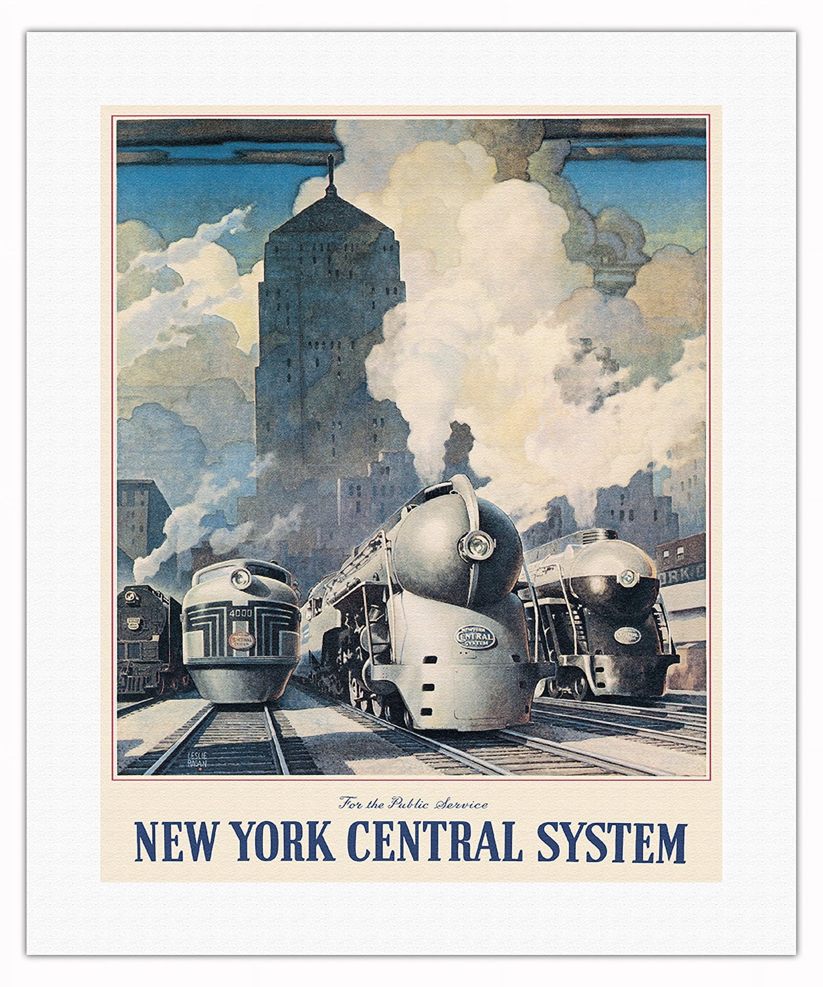 La Salle Street Station Chicago - New York Central System - Vintage ...