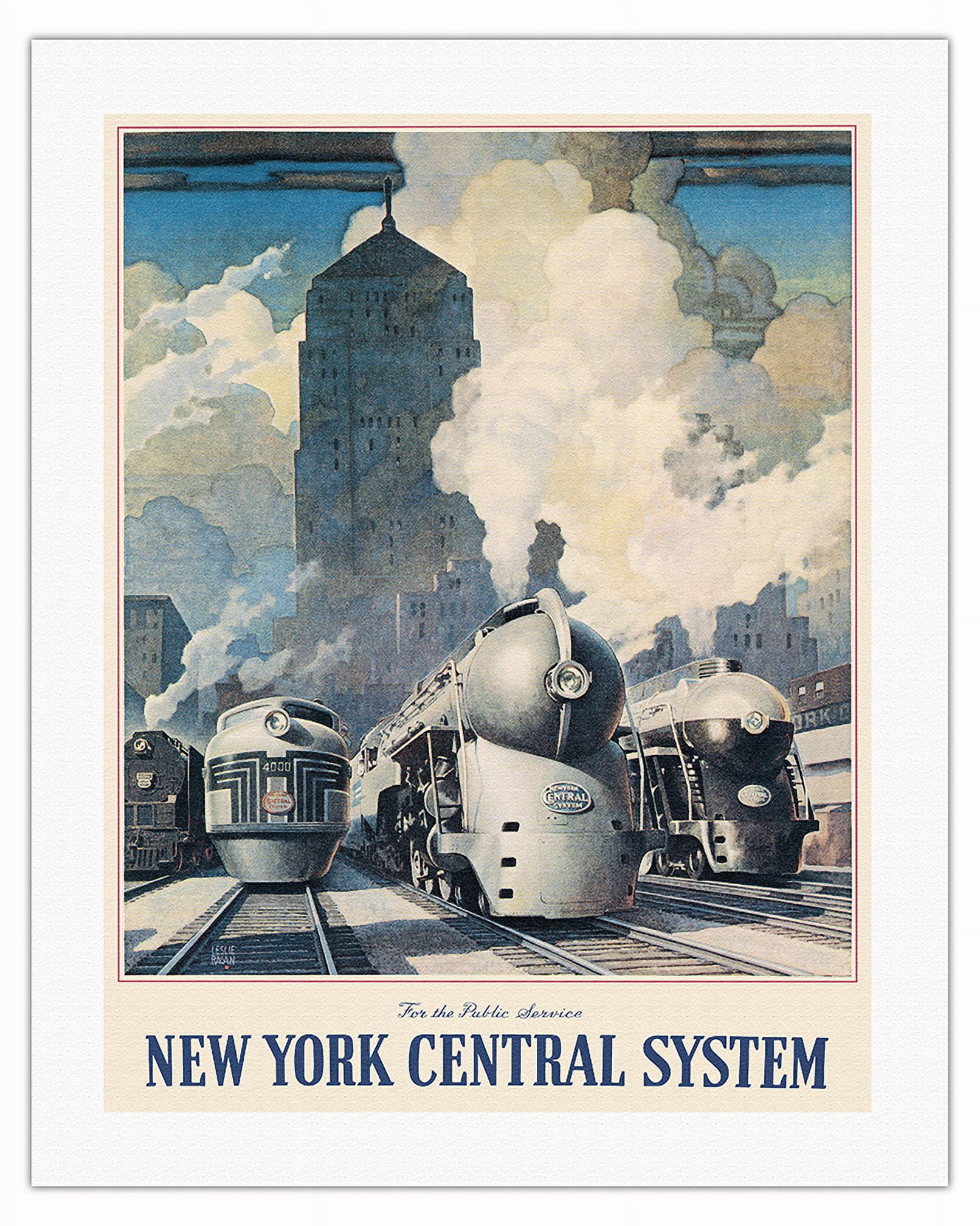 La Salle Street Station Chicago - New York Central System - Vintage ...