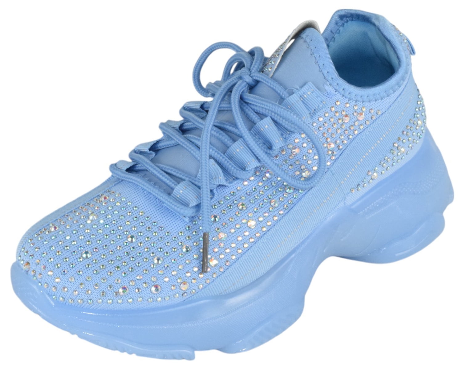 La Sheelah Flat Women Lace-Up Platform Sneakers Comfortable Sport ...