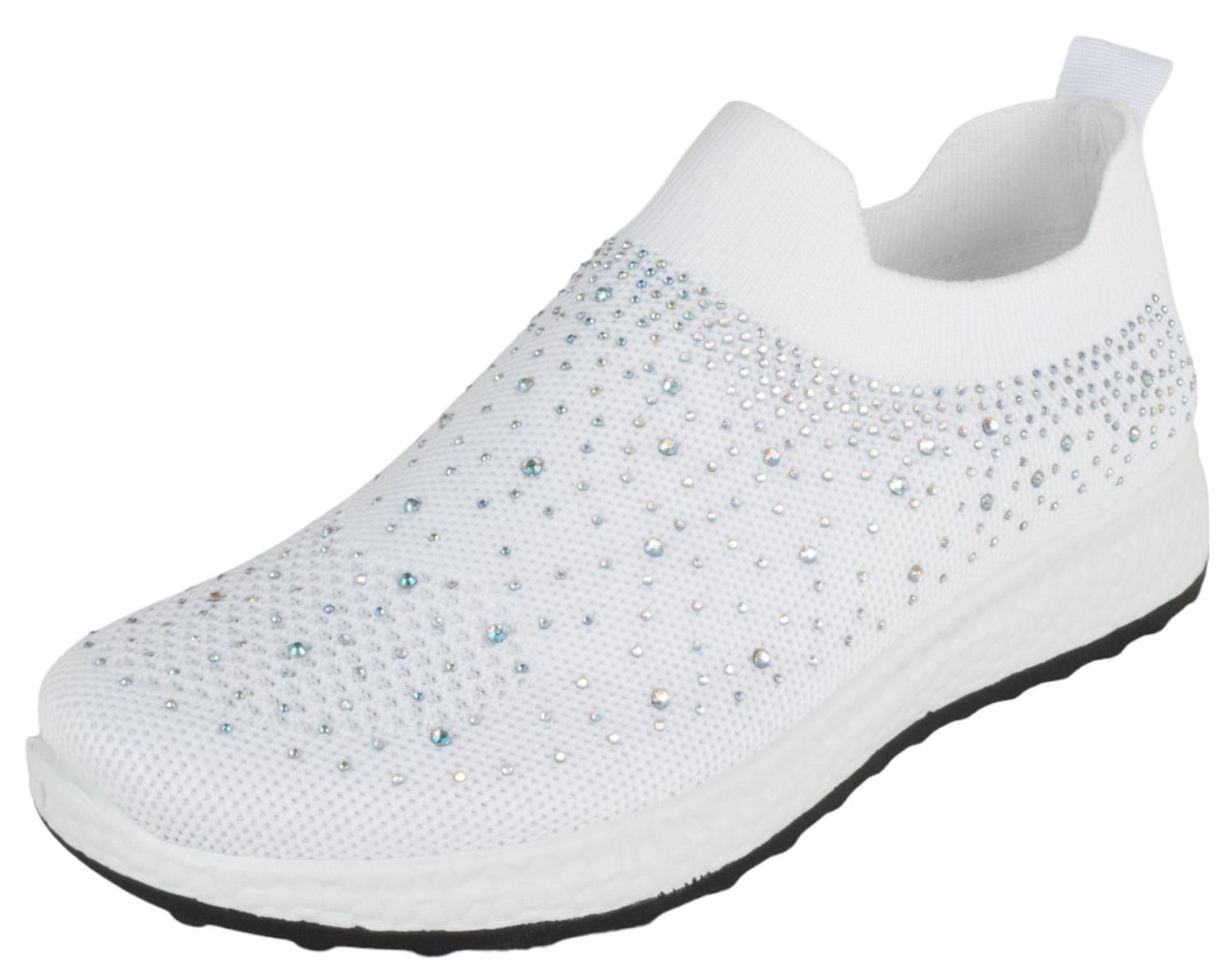 La Sheelah Flat Women Slip-On Sneakers Comfortable Sport Walking ...