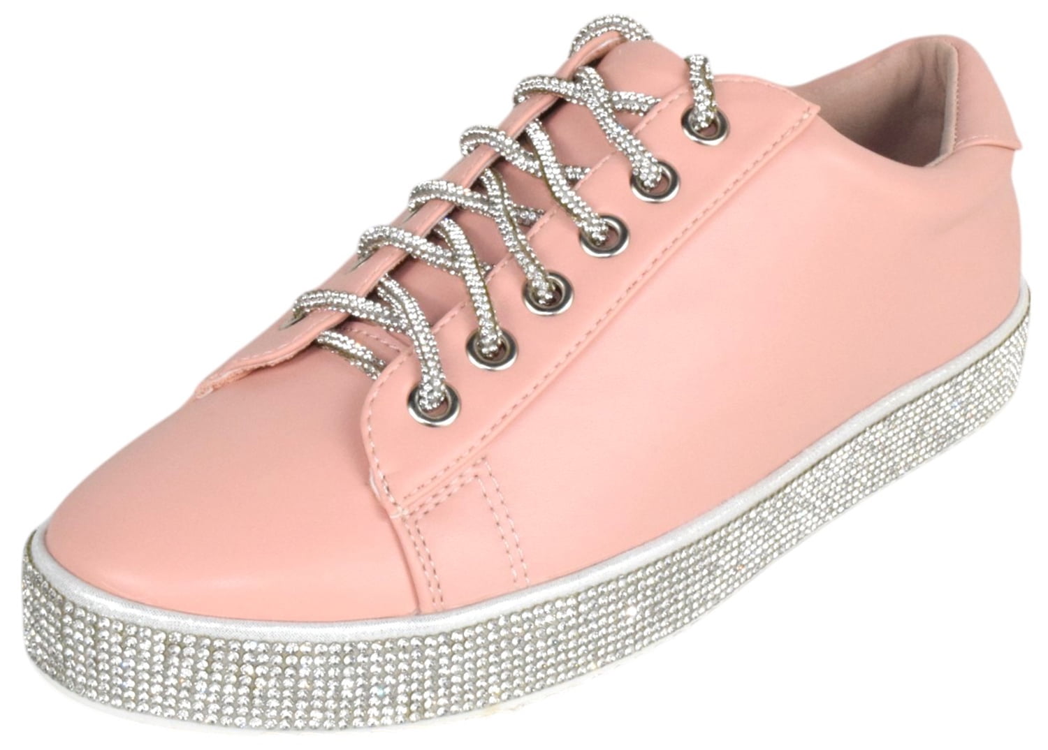 La Sheelah Shoes Women Flat Fashion Wedding Sneakers Crystals ...