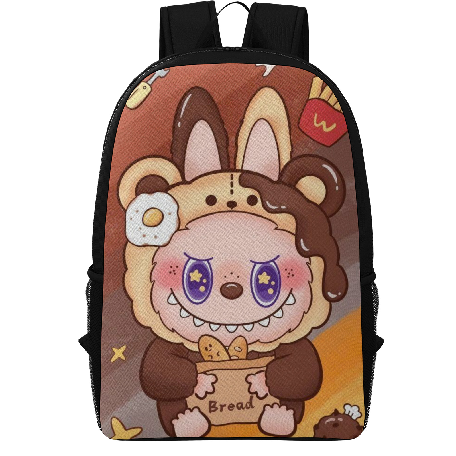 La The Monsters Exciting bubu Macaron School Bag Backpack Book Bag for ...