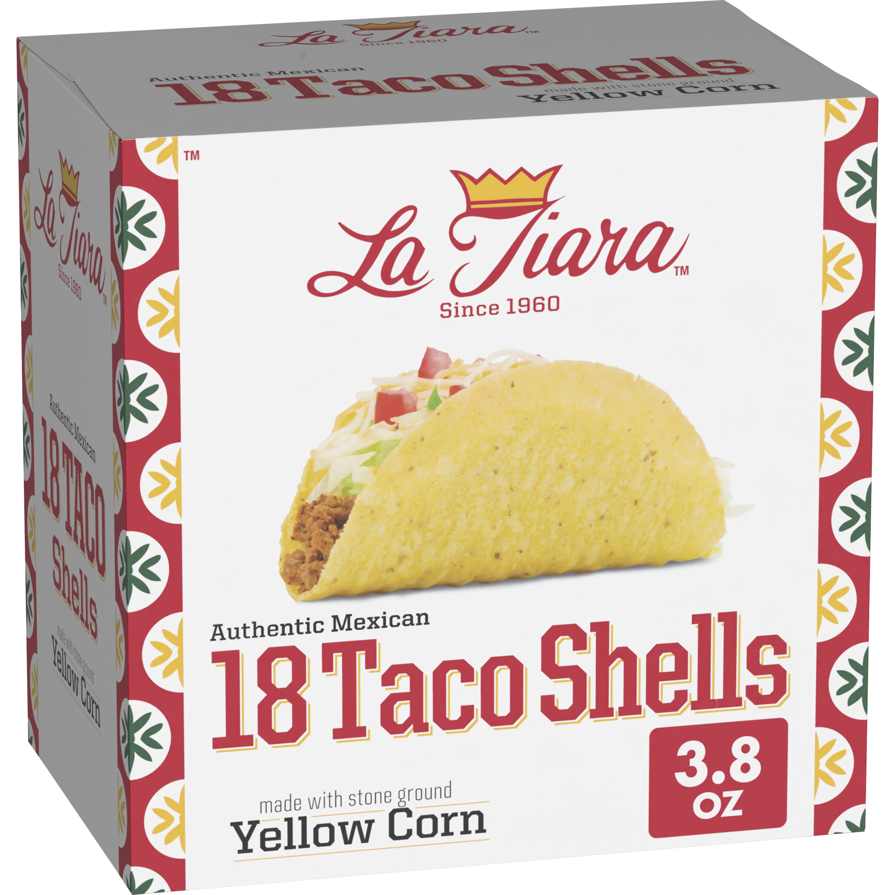 La Tiara Yellow Taco Shells 18 Count - Walmart.com