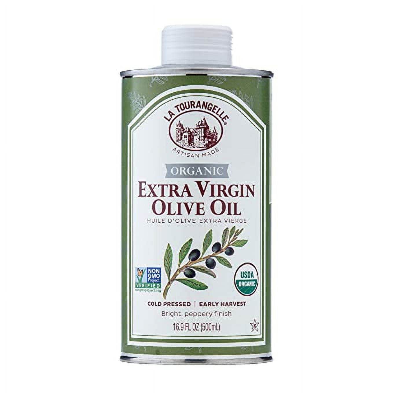 La Tourangelle, Organic Extra Virgin Olive Oil, 16.9 fl oz (500 ml ...