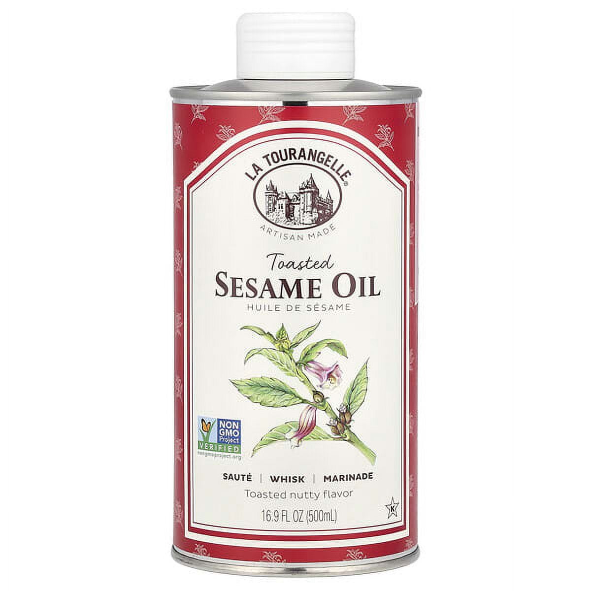 La Tourangelle, Toasted Sesame Oil, 16.9 fl oz Pack of 2 - Walmart.com