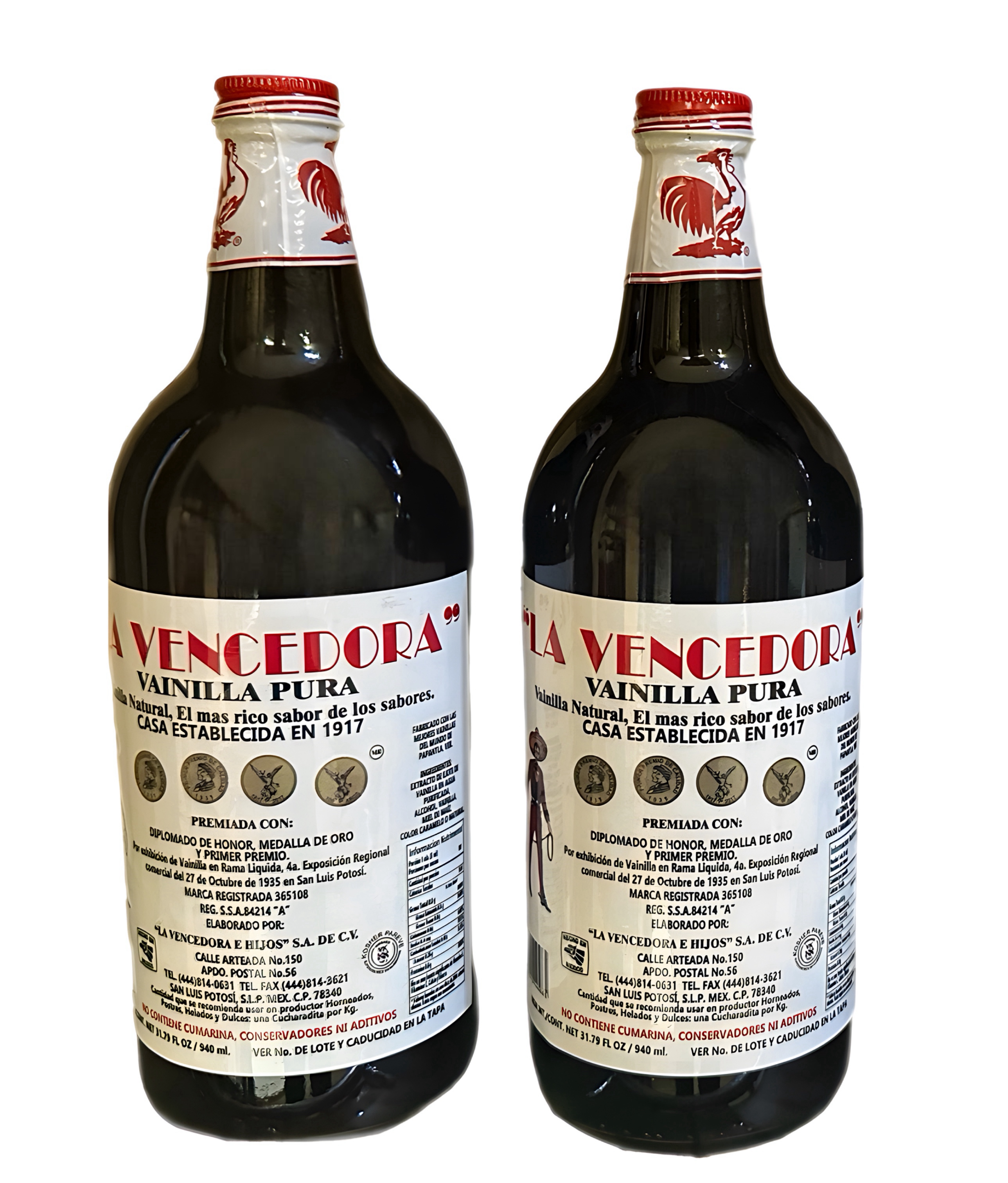 La Vencedora Mexican Vanilla Extract, 31.79 oz, Pack of 2 - Walmart.com