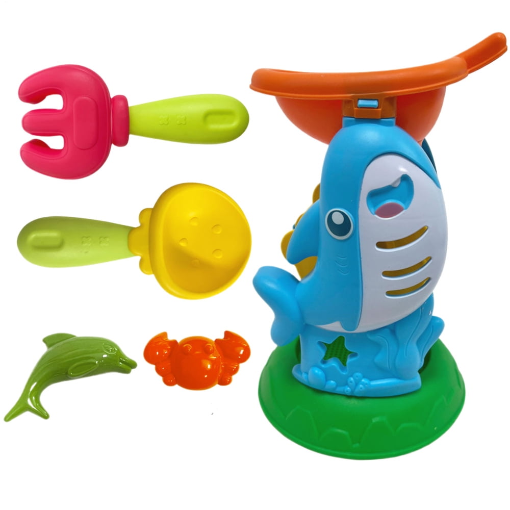 La Vestmon Beach Play Set Travel Sandbox Toys Animal Molds Funny ...