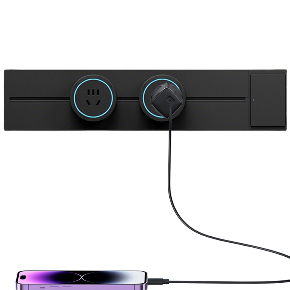 La Vestmon Electrical Outlet Extender Energy-Saving Socket Track System ...