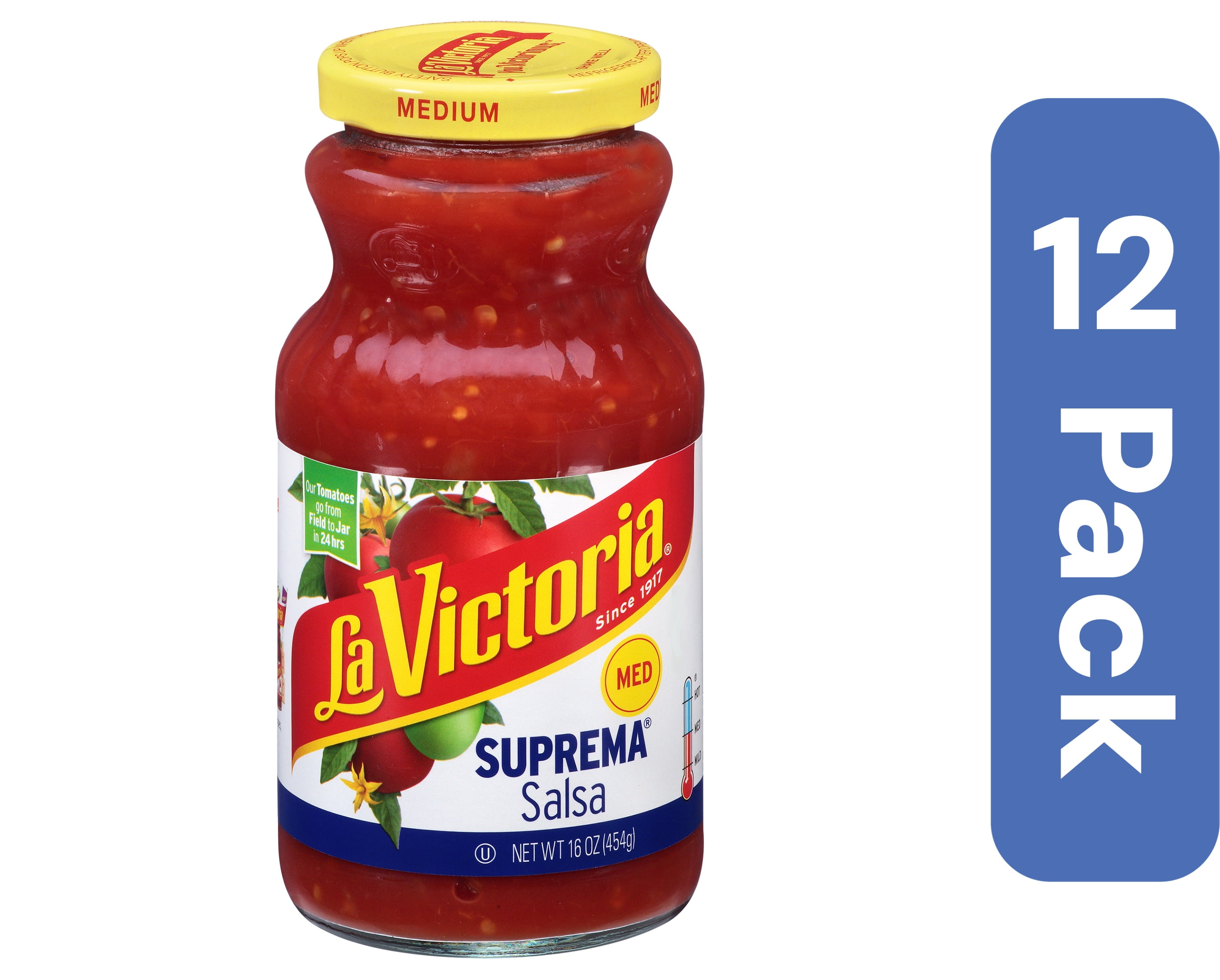 La Victoria Medium Salsa Suprema 16 oz (Pack Of 12) - Walmart.com