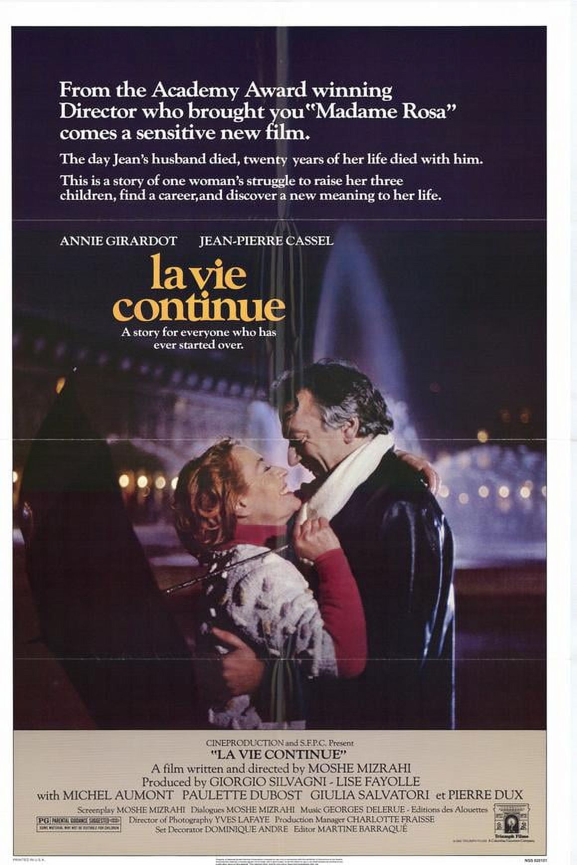 La Vie Continue - movie POSTER (Style A) (27" x 40") (1982) - Walmart.com