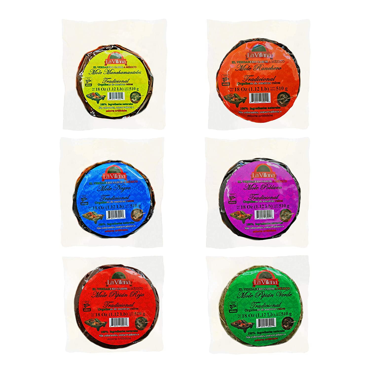La Villana - Authentic Mexican Molé - Variety Pack - All Natural ...
