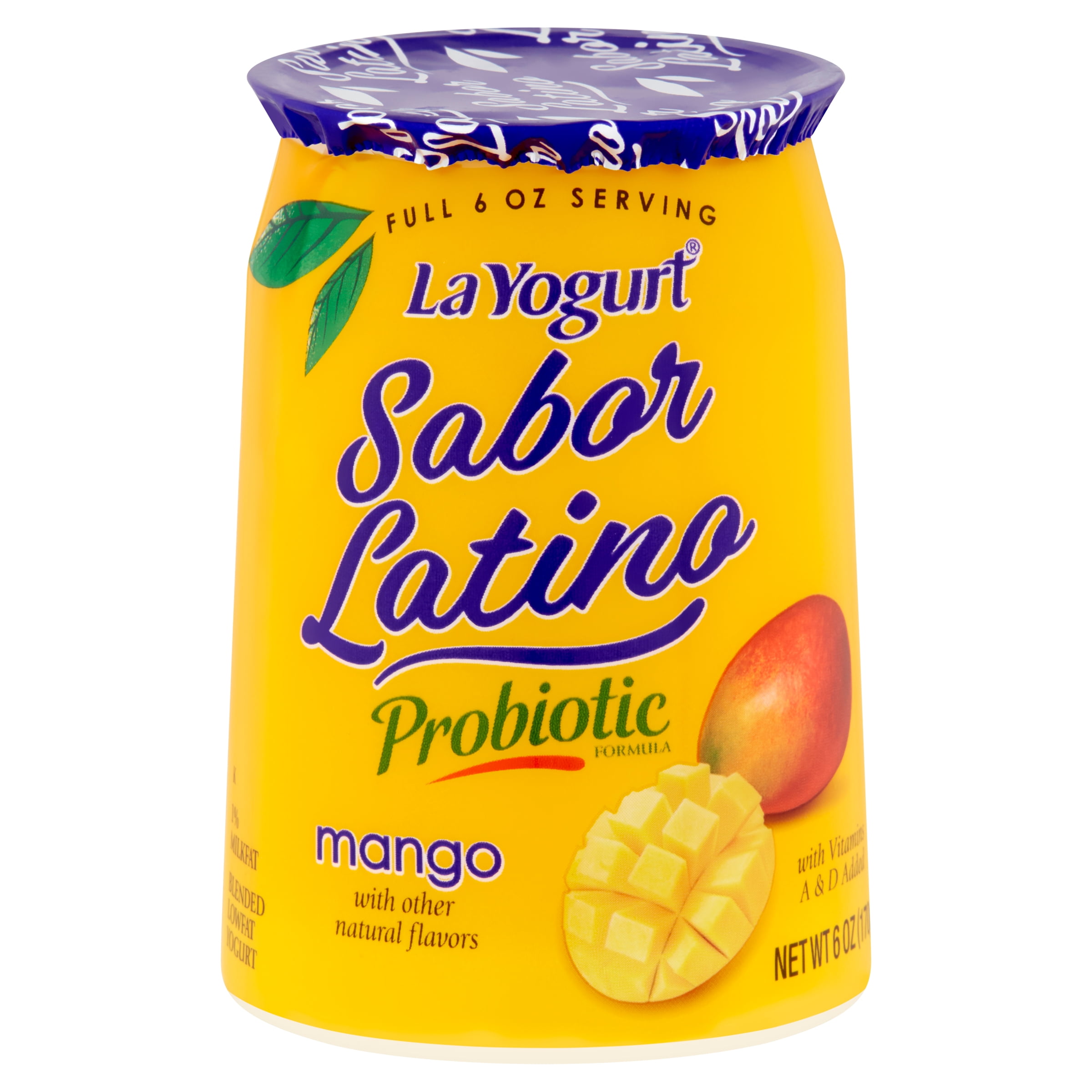 La Yogurt Sabor Latino Probiotic Mango Blended Lowfat Yogurt, 6 oz ...