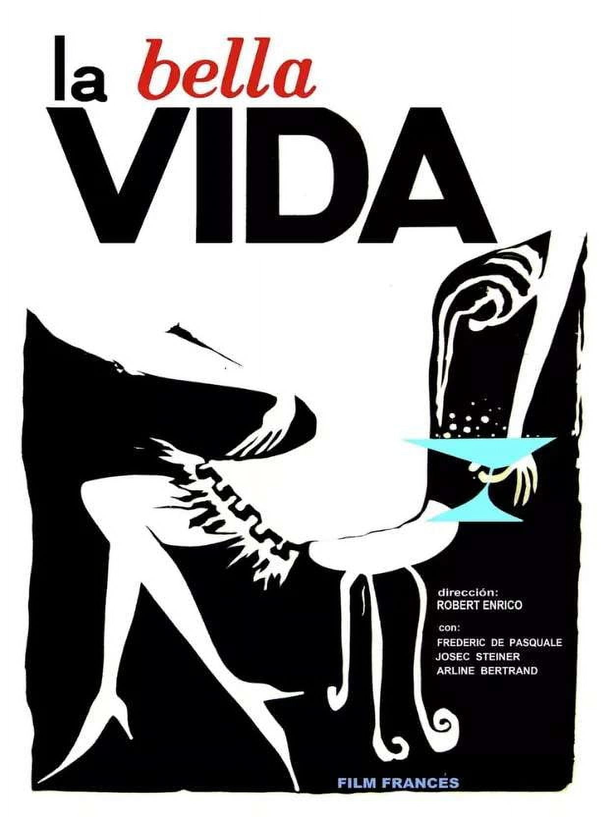 La bella vida Film Frances Decoration Poster.Graphic Art Interior ...
