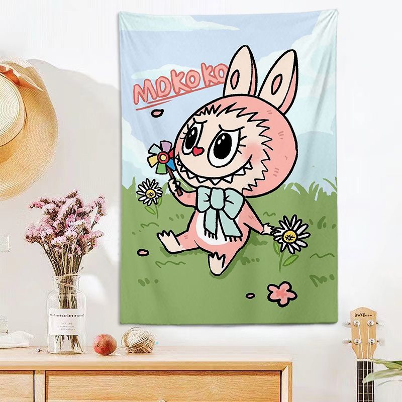 La bu Theme Party Supplies Backdrop La bu Birthday Party Decorations ...