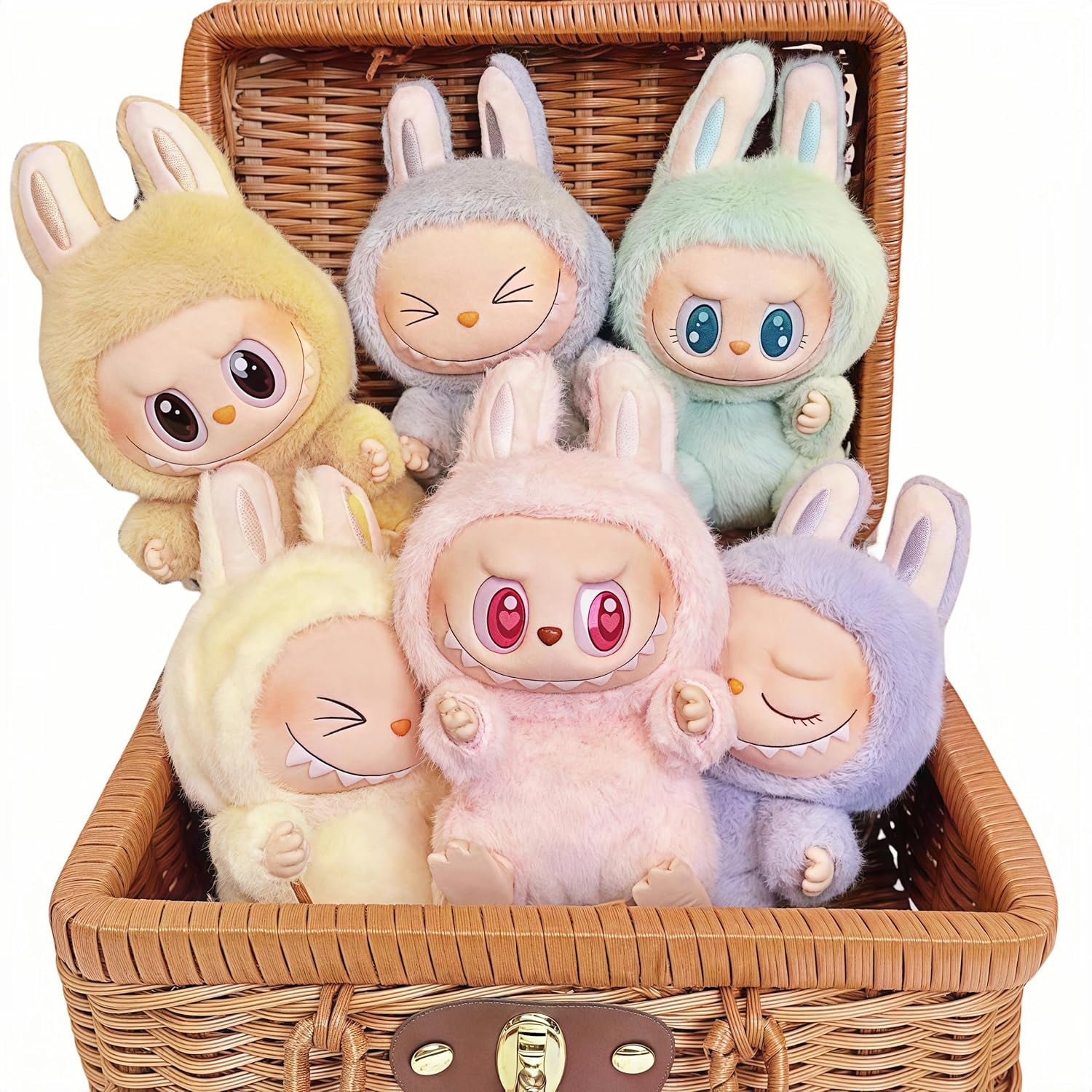 La--/*bu--/*bu Keychain - Cute Plush Collectible Pendant for Bags, Keys ...