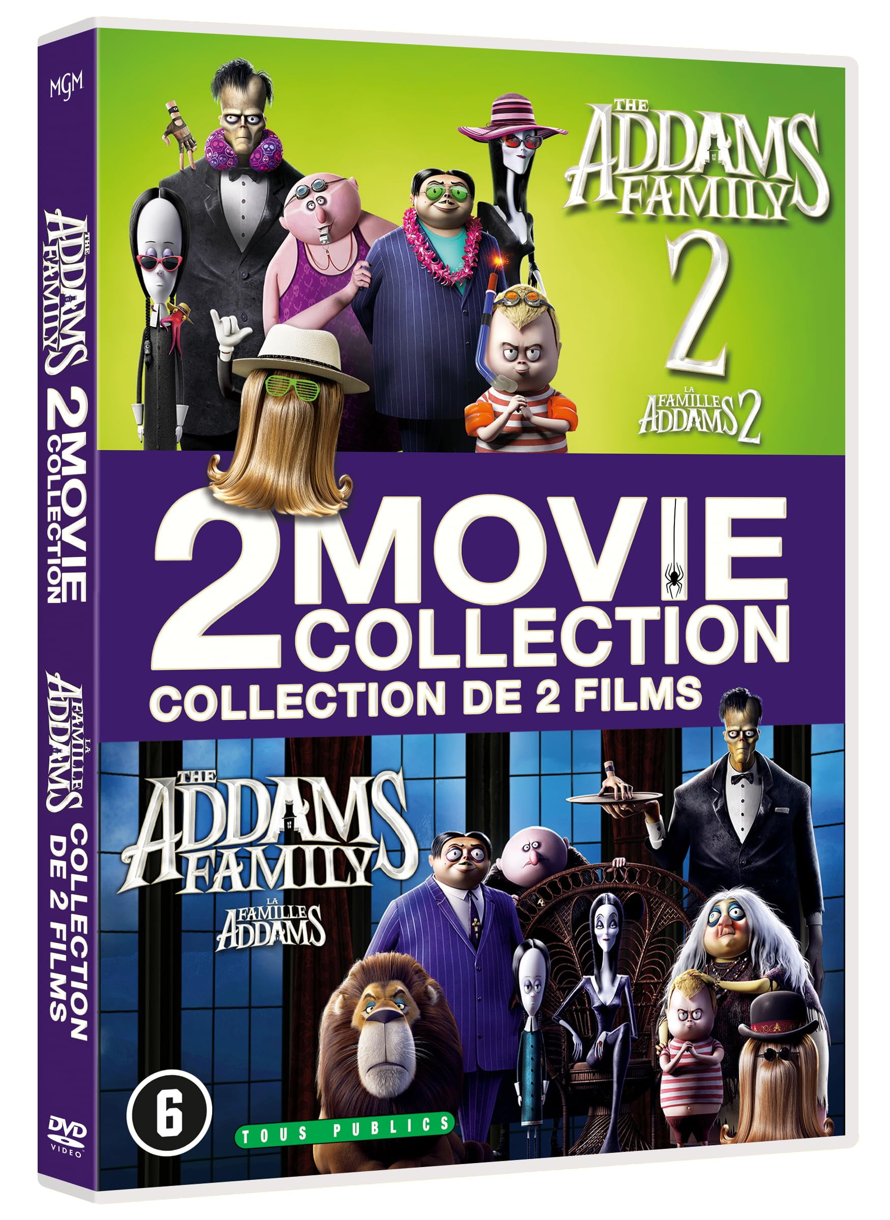 La Famille Adams 1 + 2 (DVD) Kev Adams Melanie Bernier Greg Tiernan ...