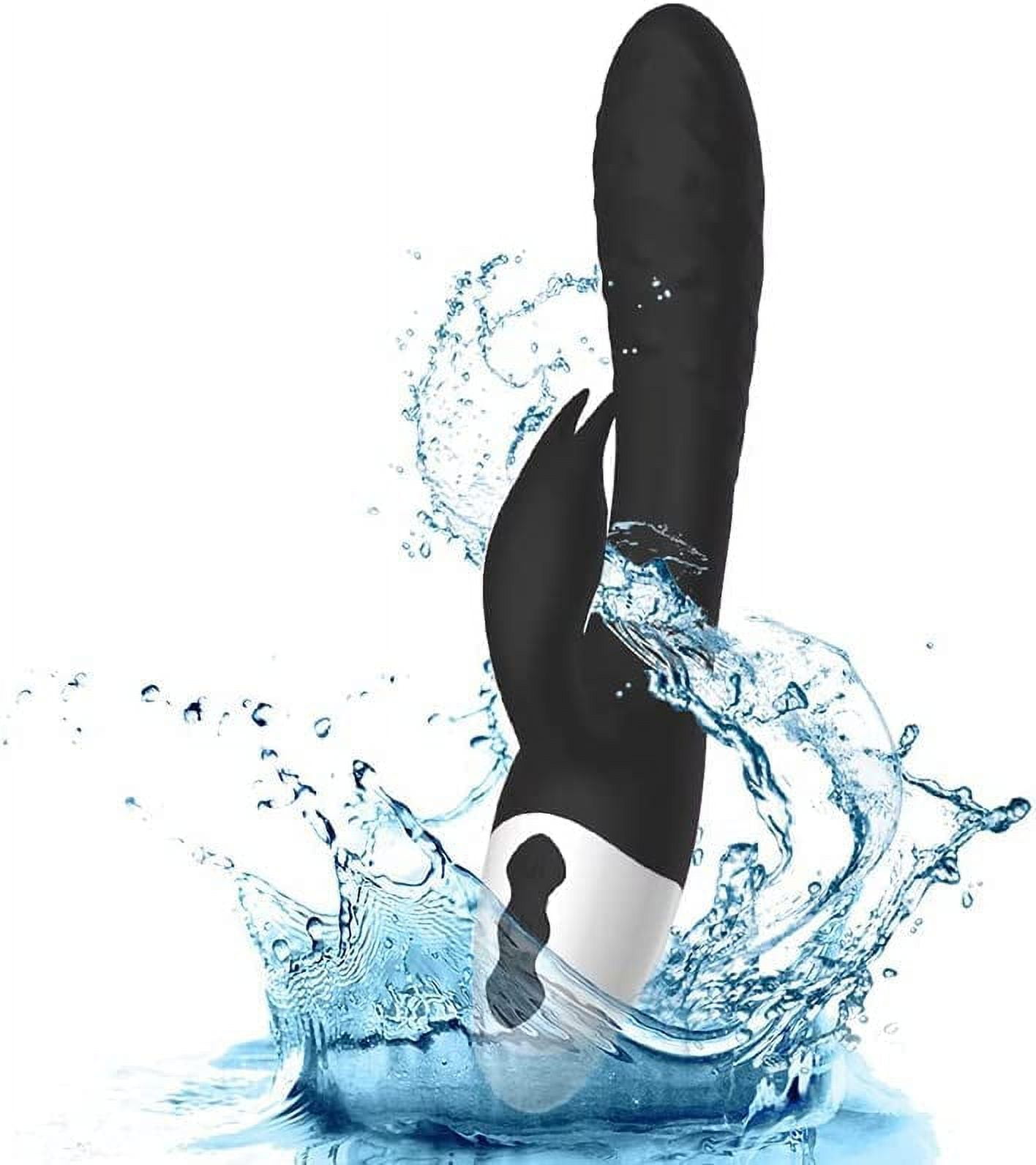 La?g?e Vîbrant Rose Double Mas-seur aspi-rateur vibromass-EUR Stimul ...