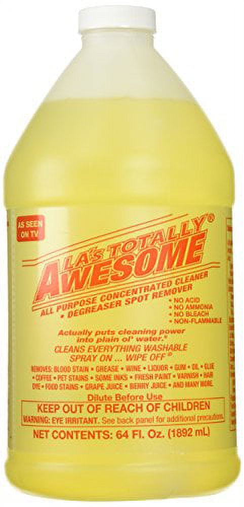 La's Totally Awesome All Purpose Cleaner, 64 oz, Mega Cleaner - Yellowâ ...