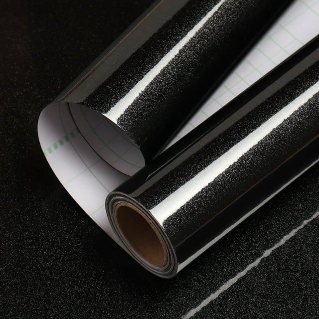 LaCheery 24"x160" Black Wallpaper Peel and Stick Contact Paper ...