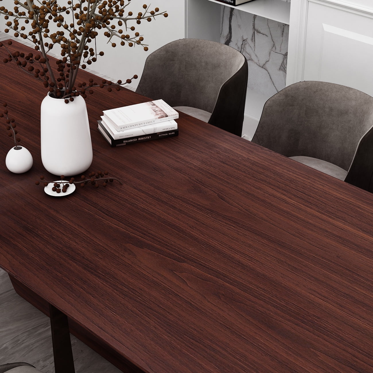 LaCheery 36"x160" Dark Brown Wood Grain Contact Paper Wood Peel and ...