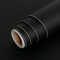 LaCheery Black Wallpaper Stick 24"x160" Black Contact Paper Adhesive ...