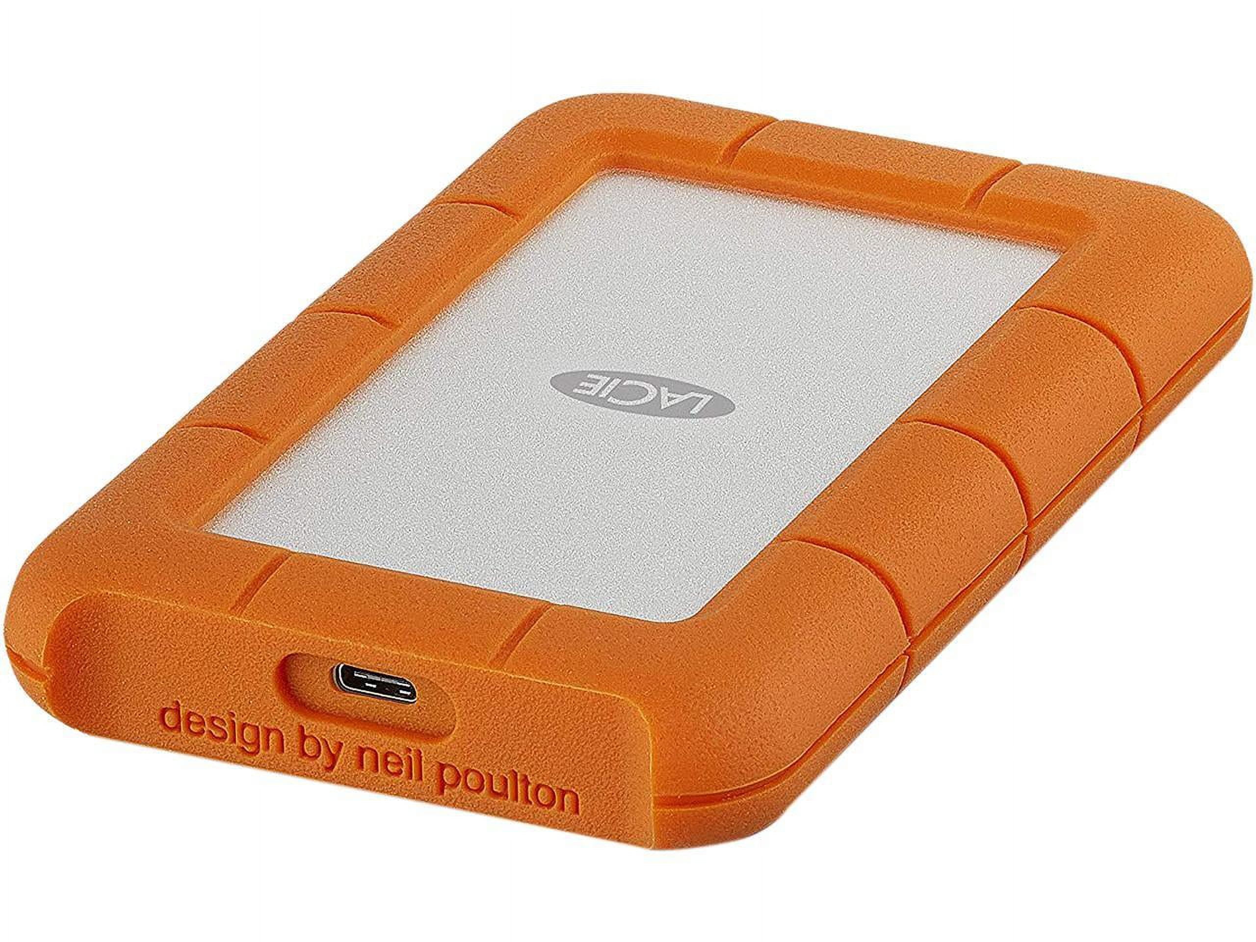 LaCie 1TB Rugged USB-C Portable Drive USB-C Model STFR1000800 - Walmart.com