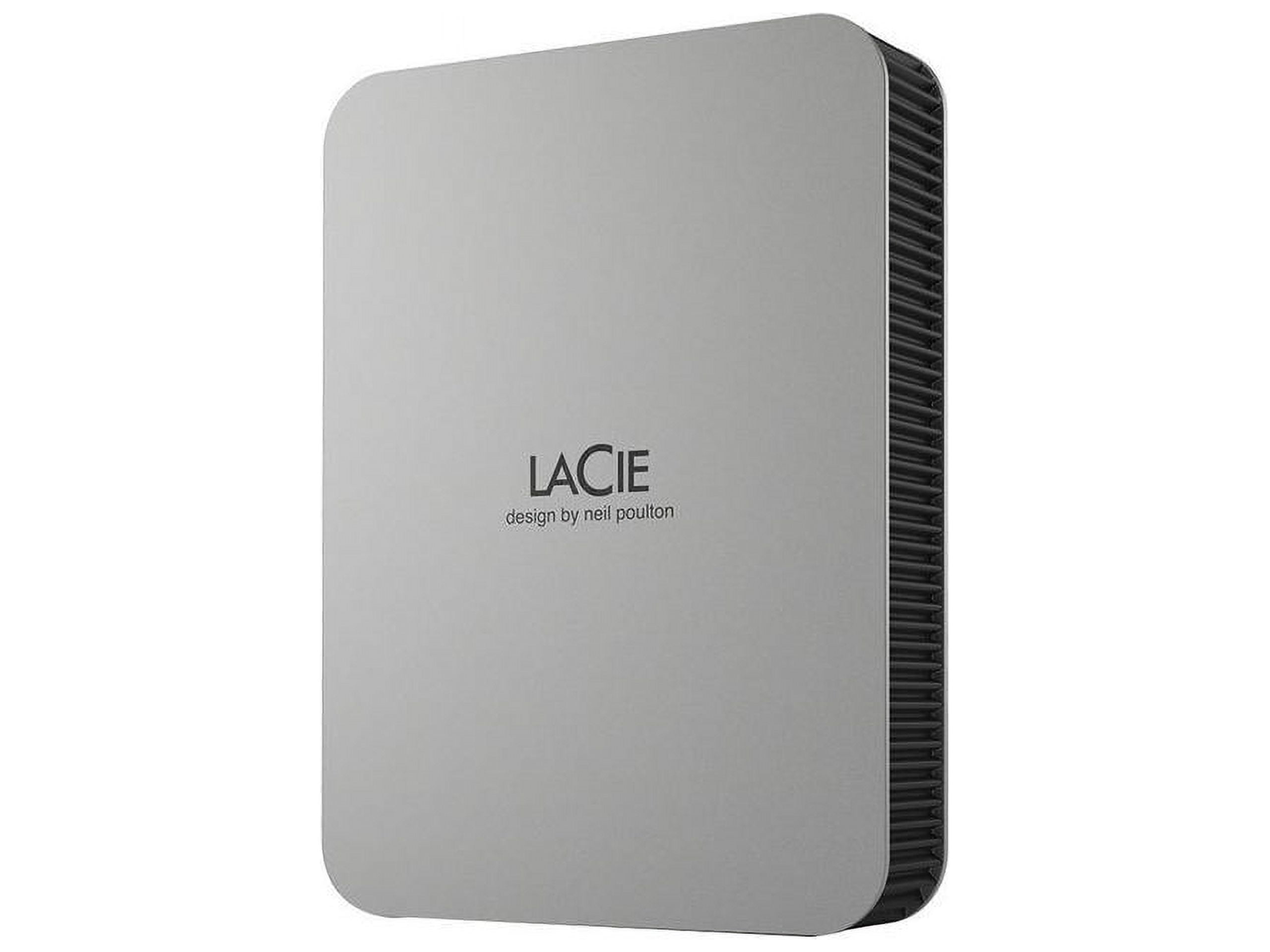 LaCie Mobile Drive STLP4000400 4TB USB-C Portable Hard Drive Moon ...